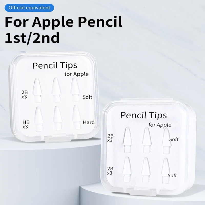 Puntas de lápiz para Apple Pencil 1ª/2ª generación, punta de lápiz de ...