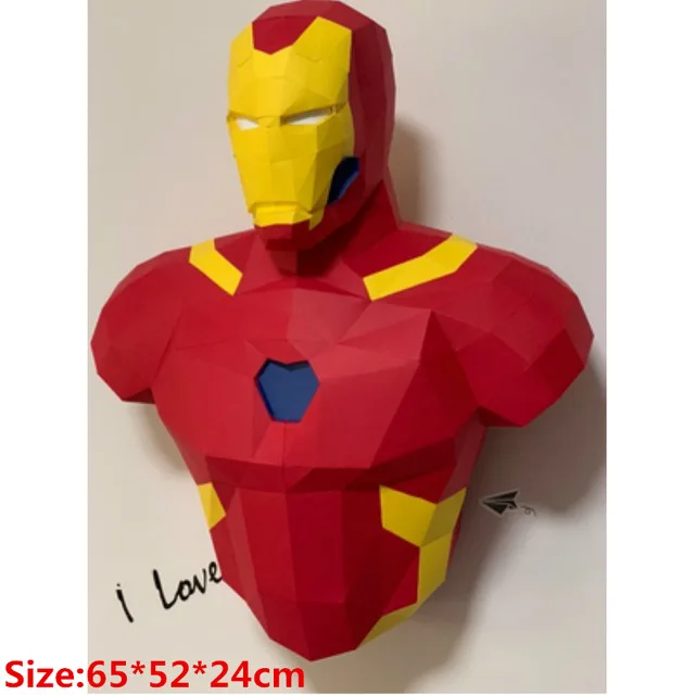 Steve Strange Bruce Banner 3D Paper Model Papercraft Action, 51% OFF