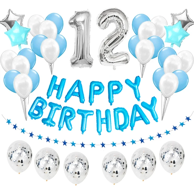 Happy 12th Birthday Balloons