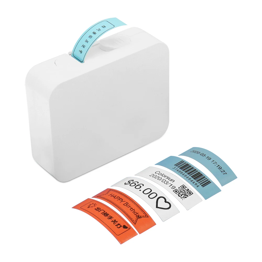Portable Thermal Label Printer Handheld Name Price Sticker Printer ...