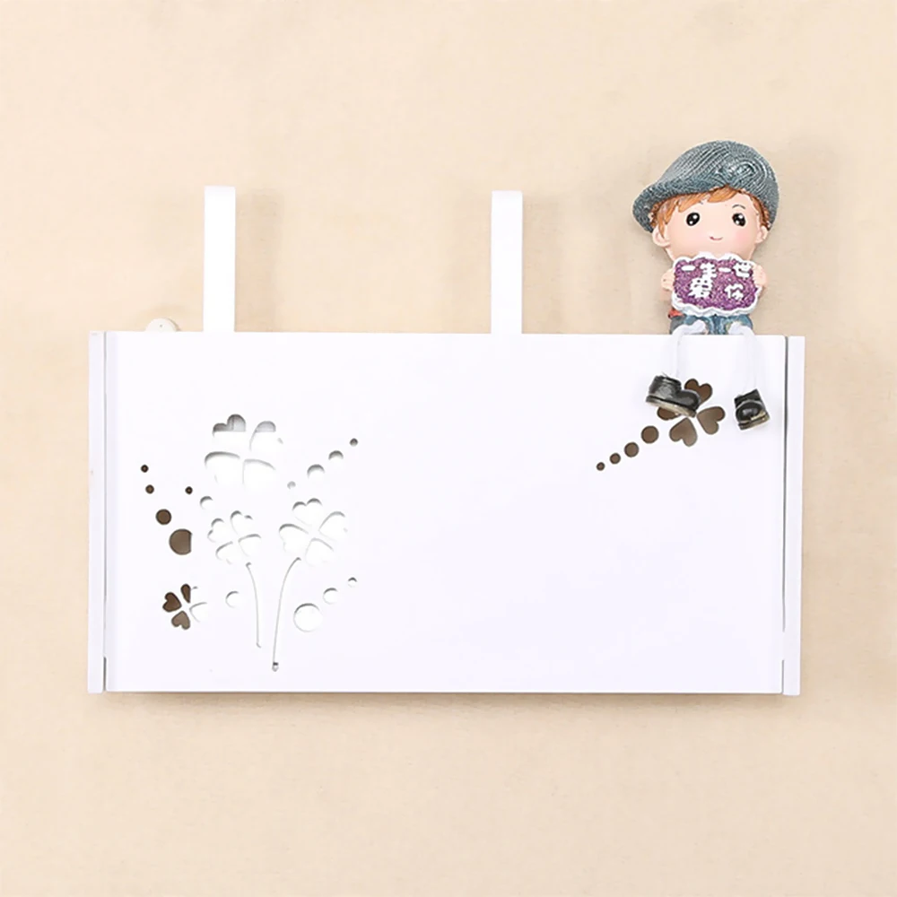 1pc Wireless Wifi Router Storage Boxes Home Hanging Decor Cable Power ...