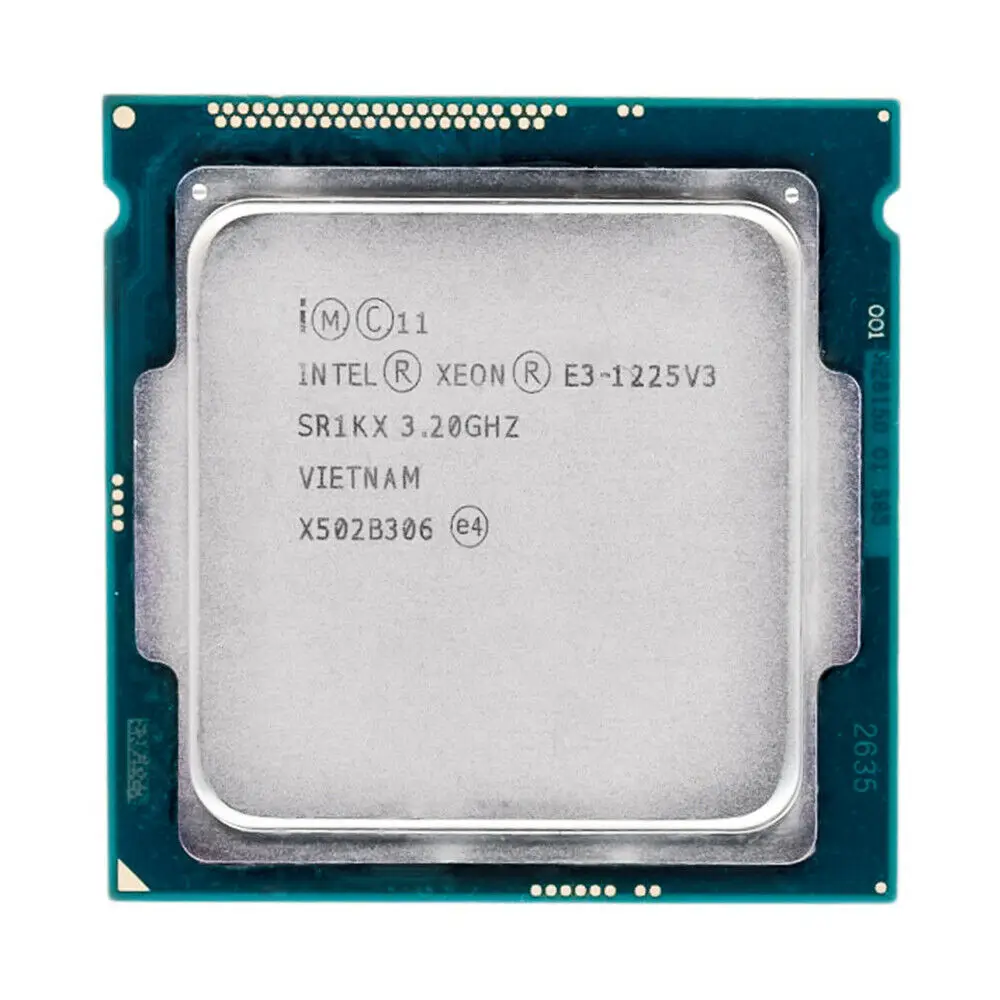 Used Intel Xeon E3 1225 V3 E3 1225V3 Processor 3.2GHz Quad-Core CPU 8M 84W LGA 1150 - laptop ...