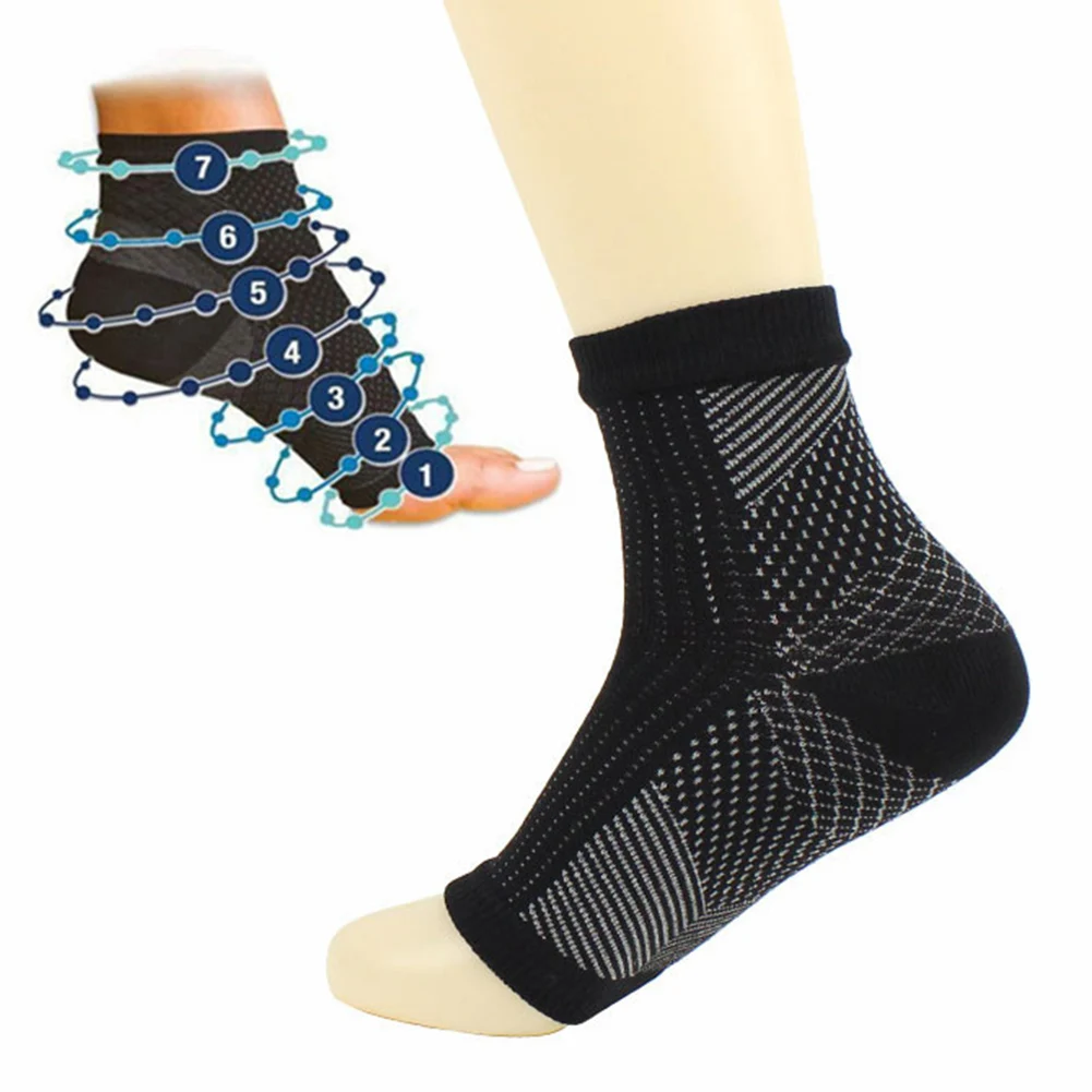 Foot Ankle Protection Sleeves Support Socks Foot Ankle Anti Fatigue Men ...