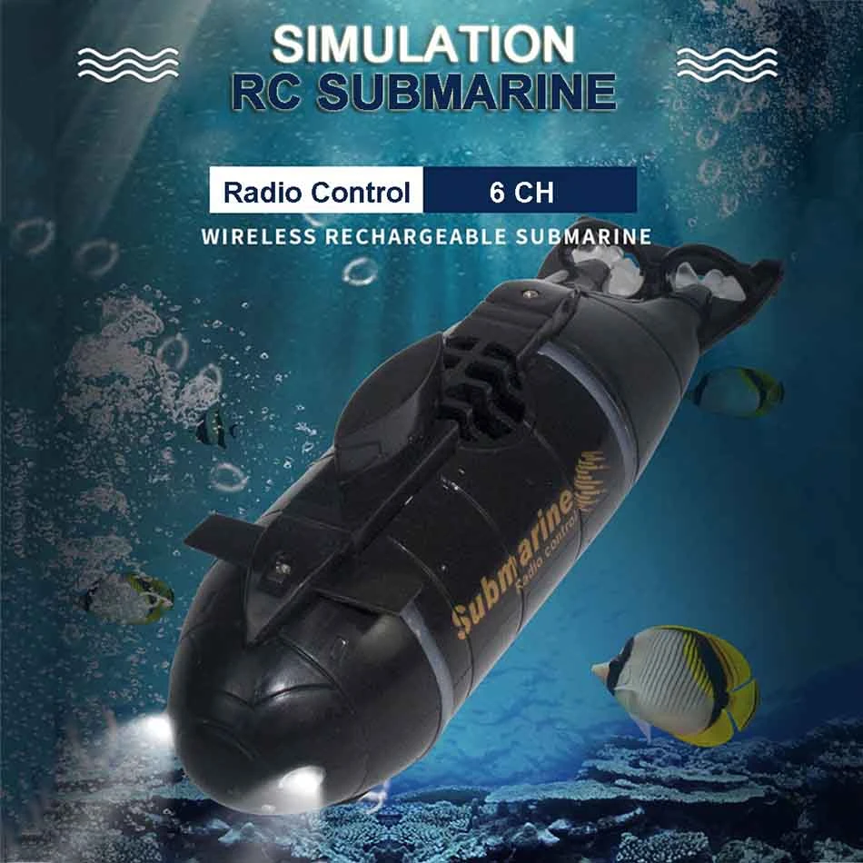 RC Submarine 777-216 6CH Updated Version Mini Submarines Speed Boat ...