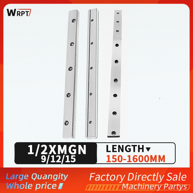 Precision-miniature-linear-guide-1-2PCS-MGN9-12-15-linear-slide-table ...