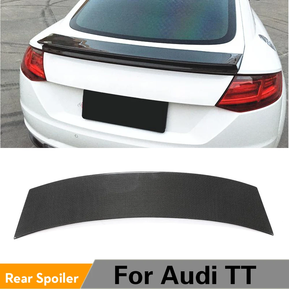 Carbon Fiber Rear Roof Spoiler Boot Lip Wing Spoiler For Audi TT 2015 ...