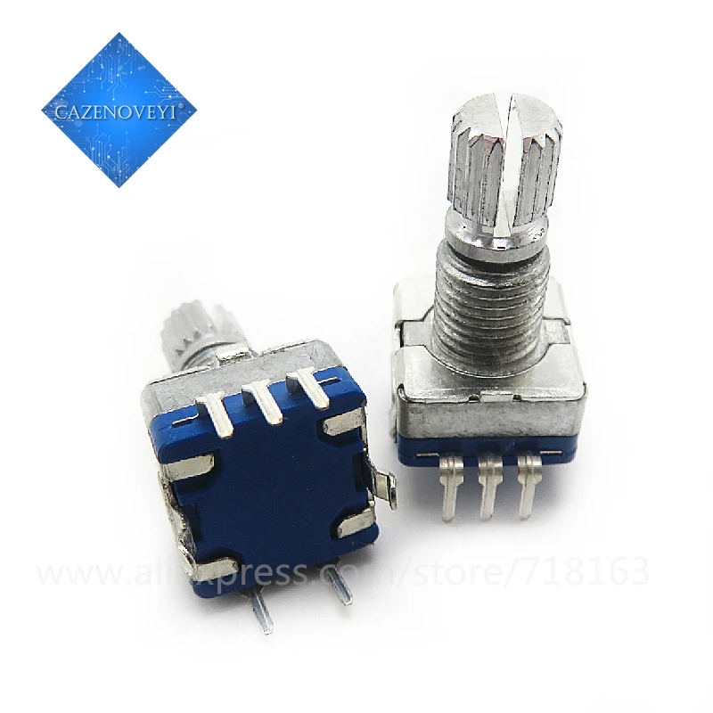 5pcs/lot Half / Plum axis rotary encoder, handle length 15mm / 20mm ...