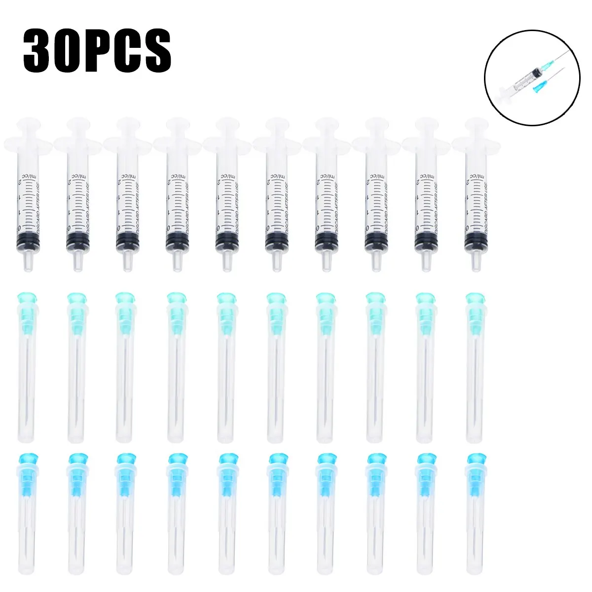10pcs-2ml-Injection-Syringe-With-10pcs-21G-Drawing-Needles-10pcs-23G ...