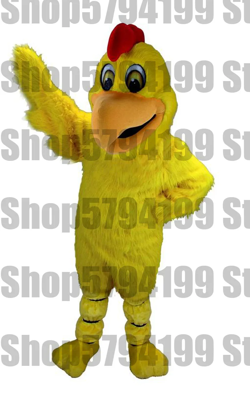 Personalizado # pollo amarillo (traje de Mascota de 2 peluches, disfraz ...