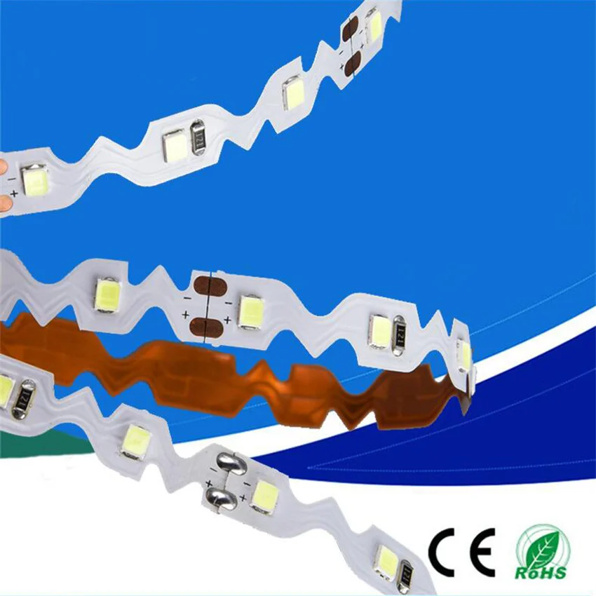 Free Bending hot selling S Shape LED Strip SMD2835 60leds DC12V ...
