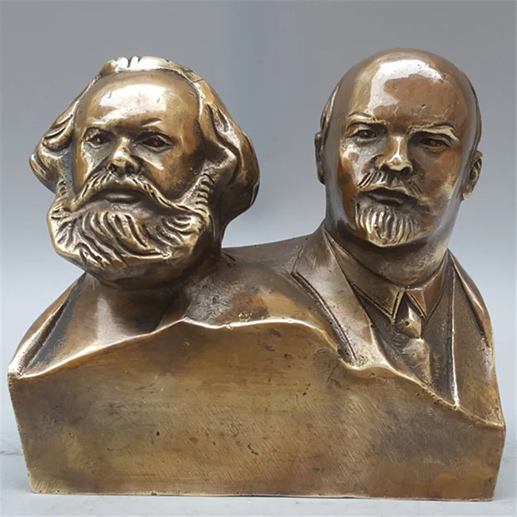 Pure Copper Marxism-leninism Figure Sculpture Decoration Copper Marxism ...