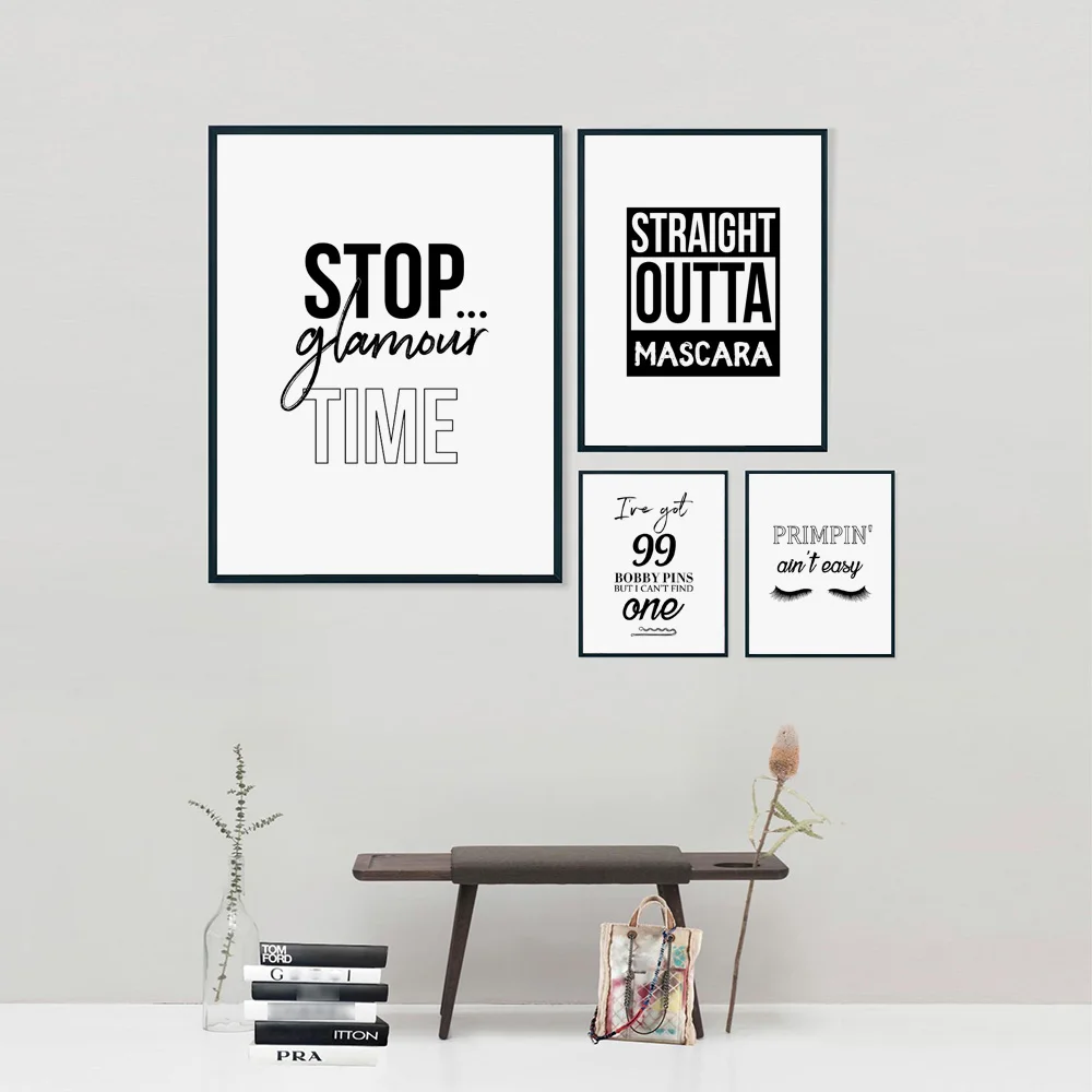 Lashes Funny Quote Wall Decor Art Print Wall Hangings Wall Décor Home ...