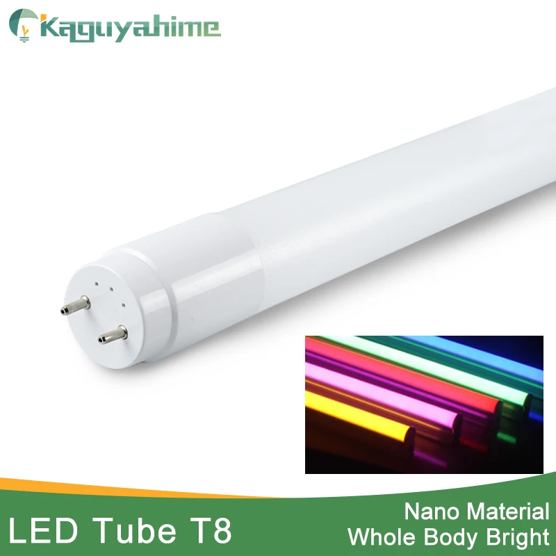 Kaguyahime RGB 360 밝은 LED 튜브 T8 빛 220v 60cm 600mm 10w LED T8 통합 드라이버 형광 ...