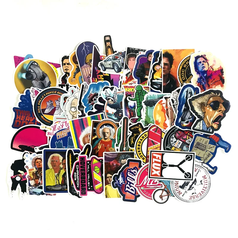10-30-57Pcs-Back-To-The-Future-Stickers-Waterproof-Decal-Laptop ...