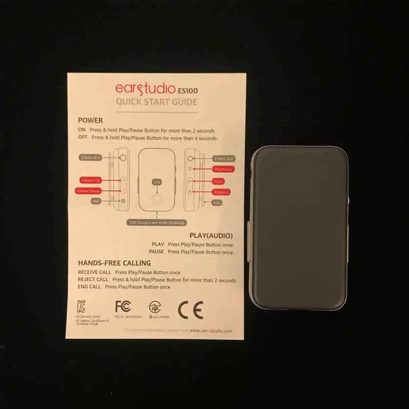 Es100 mk2 bluetooth receiver