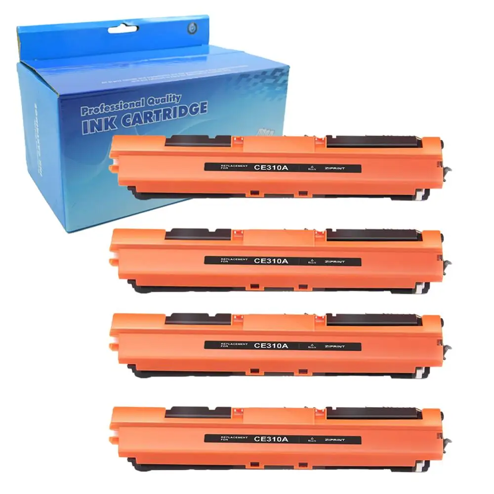 Compatible CE310A Cartouches De Toner Compatible pour HP Color Laserjet ...
