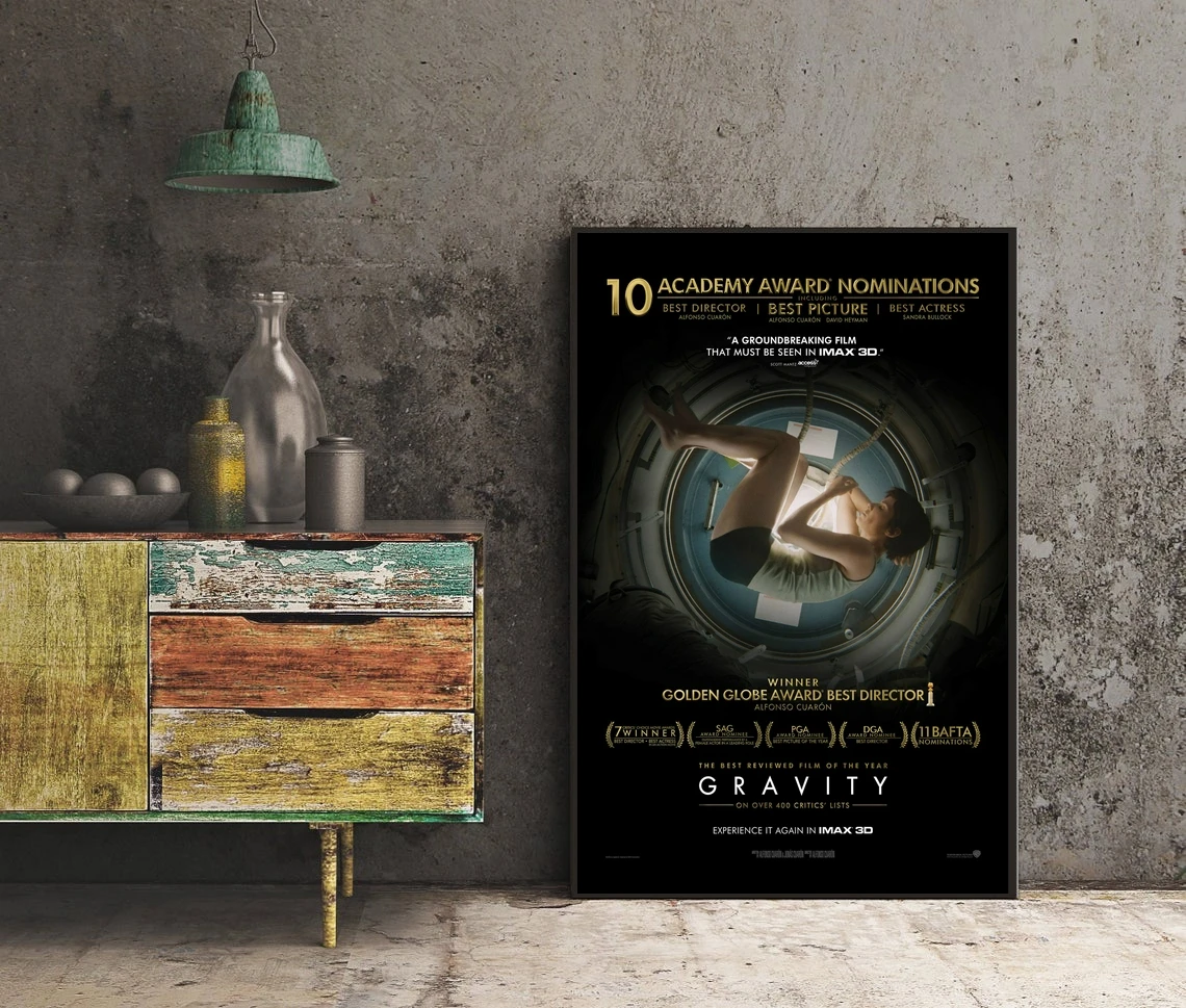 Sandra Bullock Gravity Poster