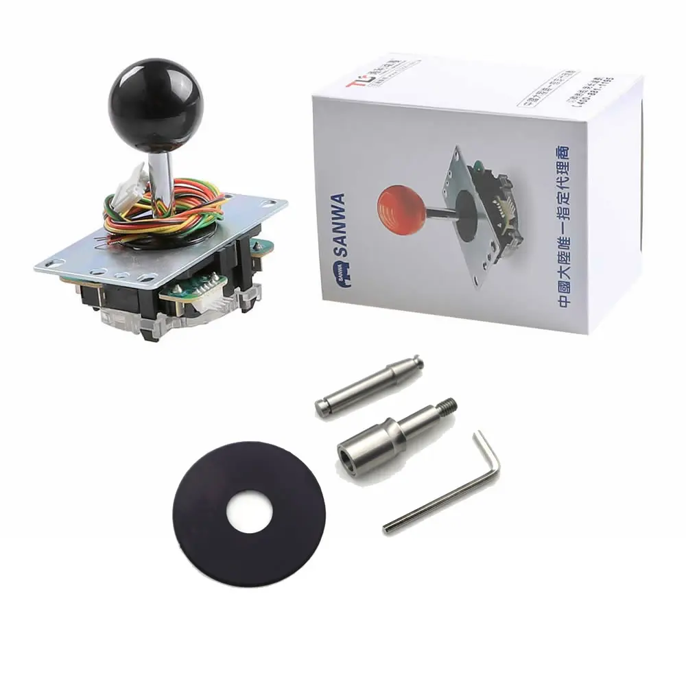 Sanwa-Joystick-Arcade-JLF-TP-8YT-Original-con-RAC-J300S-eje-desmontable ...