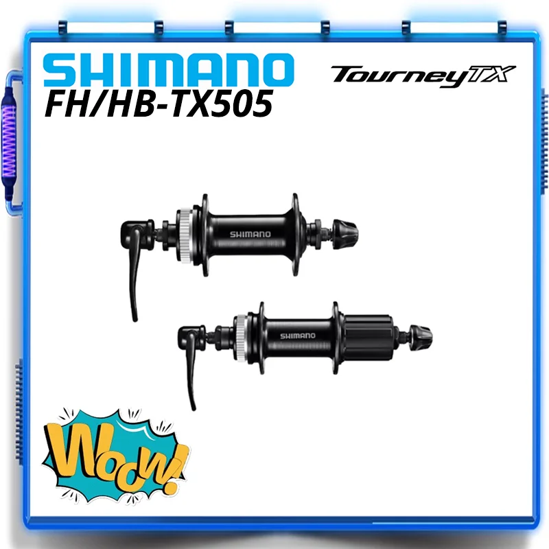 Shimano Tourney Tx505 Rear Freehub Center Lock Disc Brake Quick Release 8/9/10 Speed Front ...