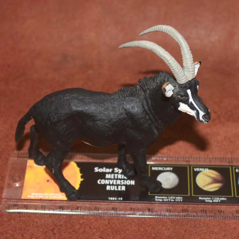 Pvc Figure Model Toy Simulated Animal Model Sable Antelope - Action ...