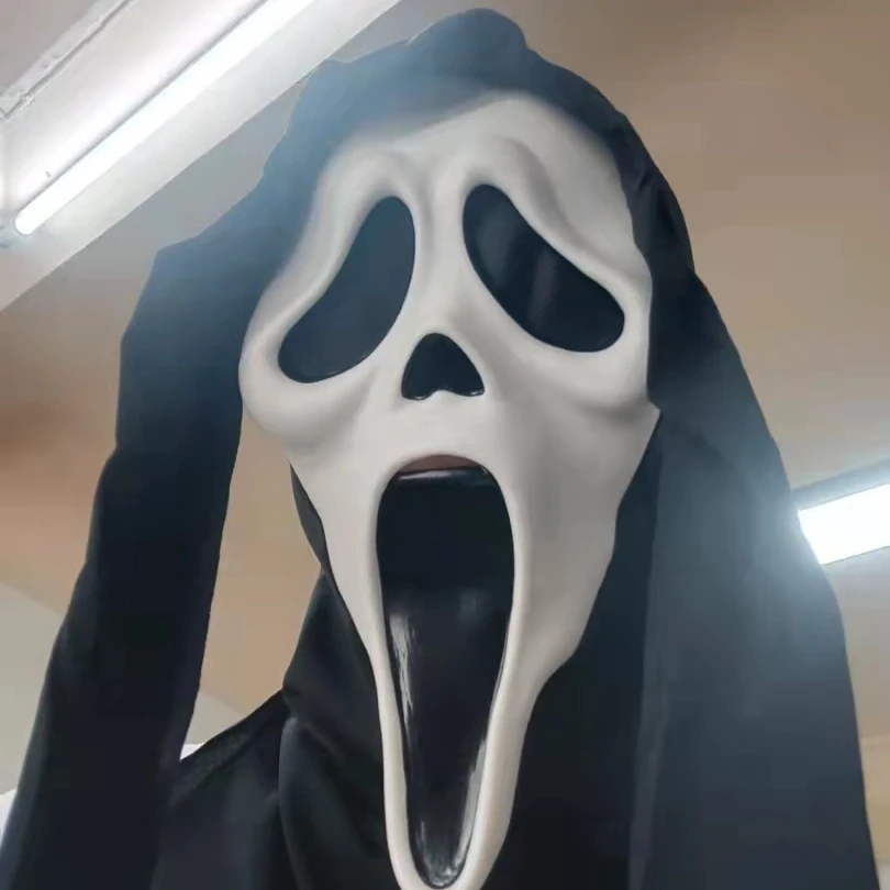 Scream maskesi cadılar bayramı filmi korku hayalet yüz katil Cosplay ...
