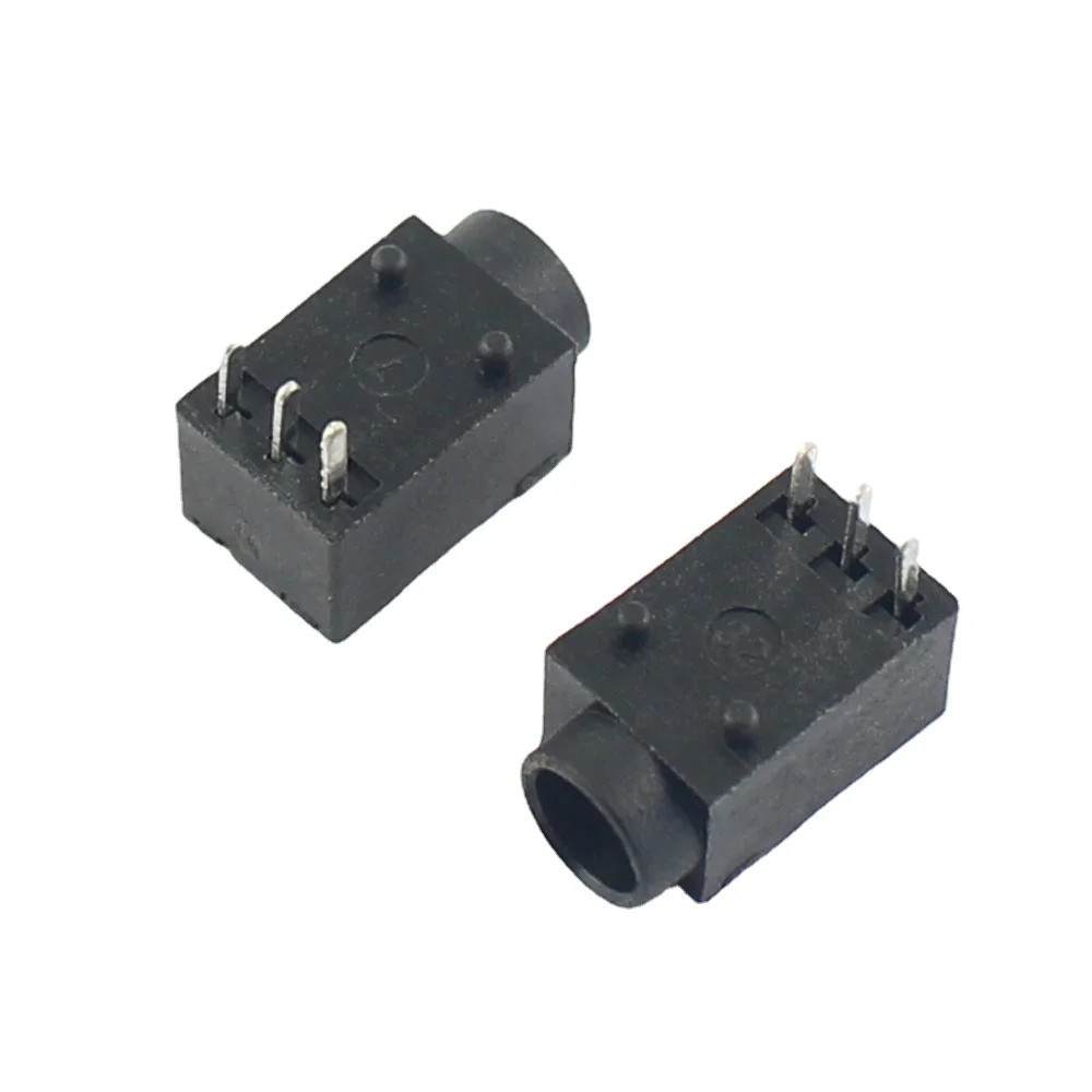 10pcs DC003A DC Power Jack Outlet 3 Pin Feet DC 003A 3.5*1.0mm 3.5*1 ...