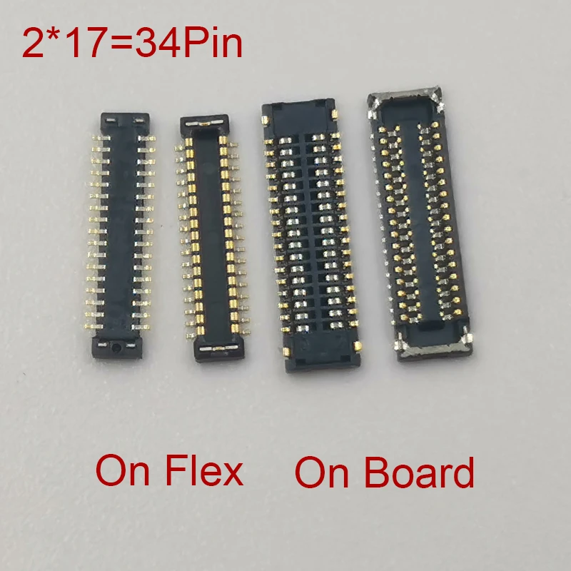 2Pcs-34pin-LCD-Display-FPC-Connector-Screen-Flex-Port-On-Board-For ...