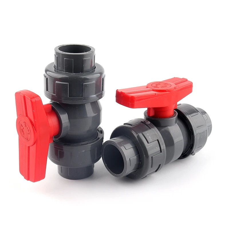 1pc-32-40-50-63-75-90-110mm-Pipe-PVC-Union-Valve-Connector-Water-Pipe ...