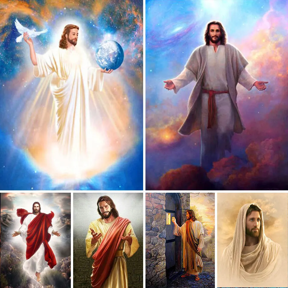 5d Jesus Christ icon diamond painting religious diamond mosaic religion ...