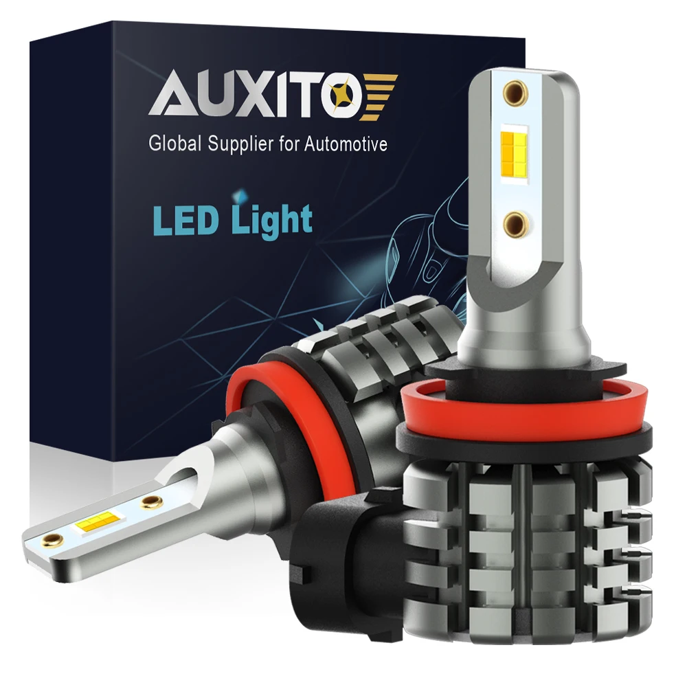 AUXITO-2Pcs-H11-LED-Dual-Color-Switchback-LED-Fog-Lights-Bulb-H8-H16JP ...
