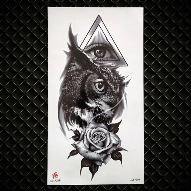 Mechanical Owl Tattoo Designs