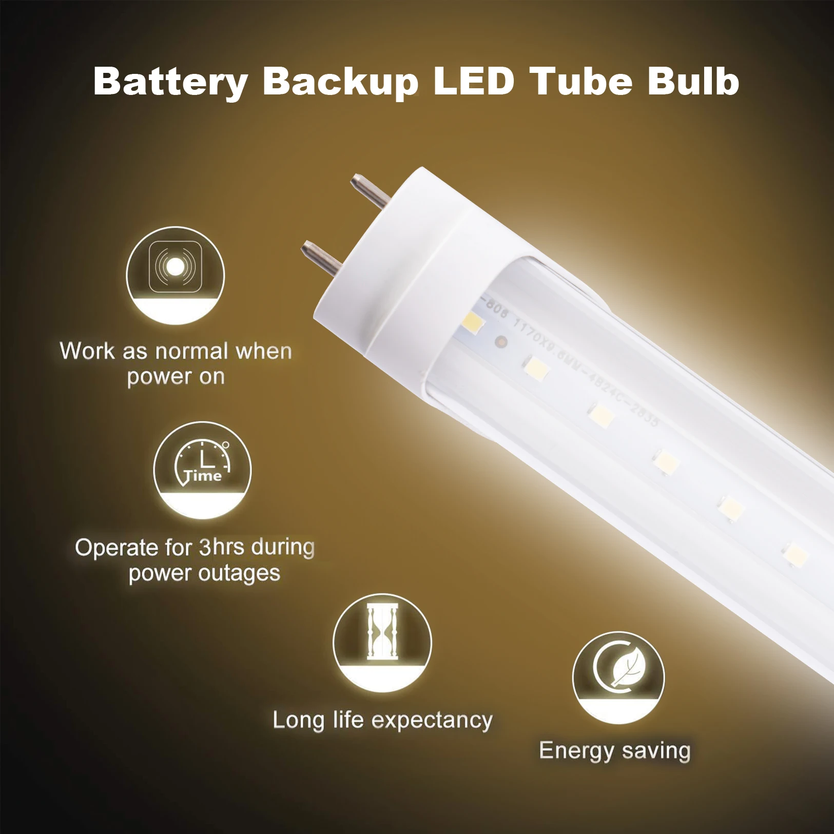 US stock 50 pack 4ft 18w T8 led tube light UL listed with G13 cap ...