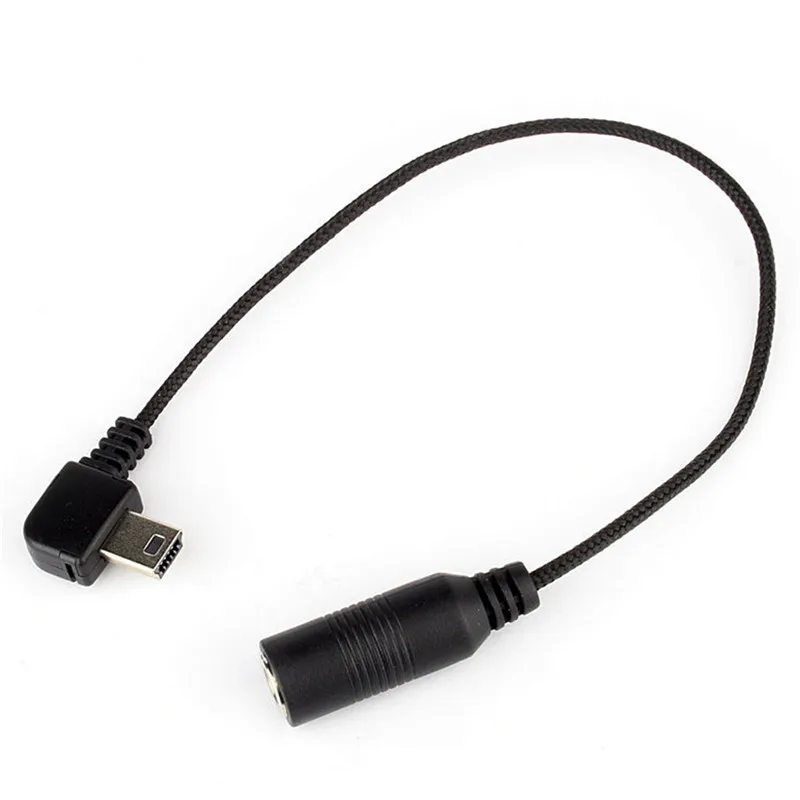 Mini USB para 3.5mm Microfone Mic Adapter, Cabo de transferência para ...