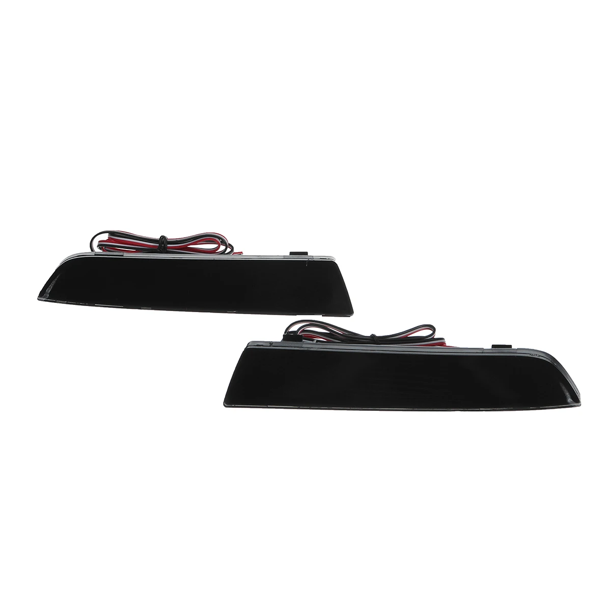 2Pcs LED Rear Bumper Reflector Spotlight Fog Tail Stop Brake Lights ...