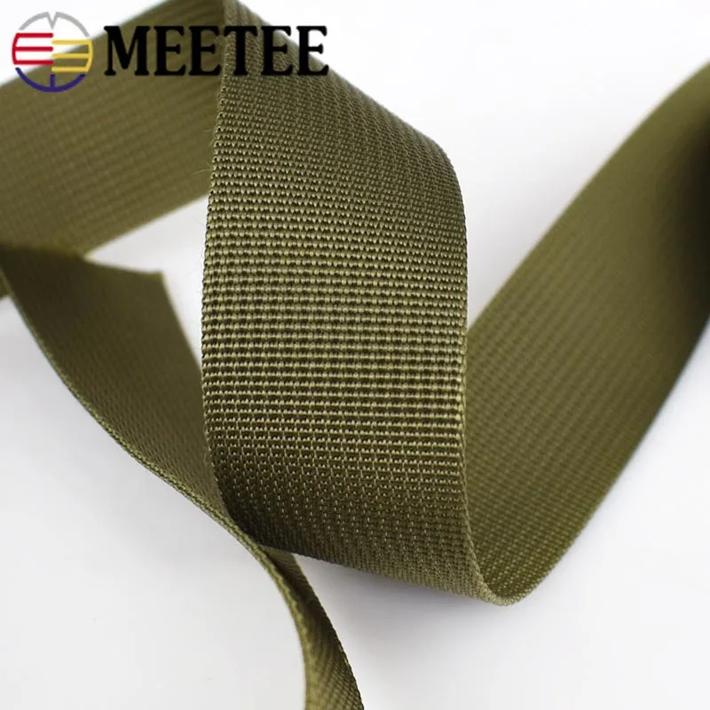 5Meters 20-38mm Army Green Nylon Webbing Tape Trim Sewing Material ...