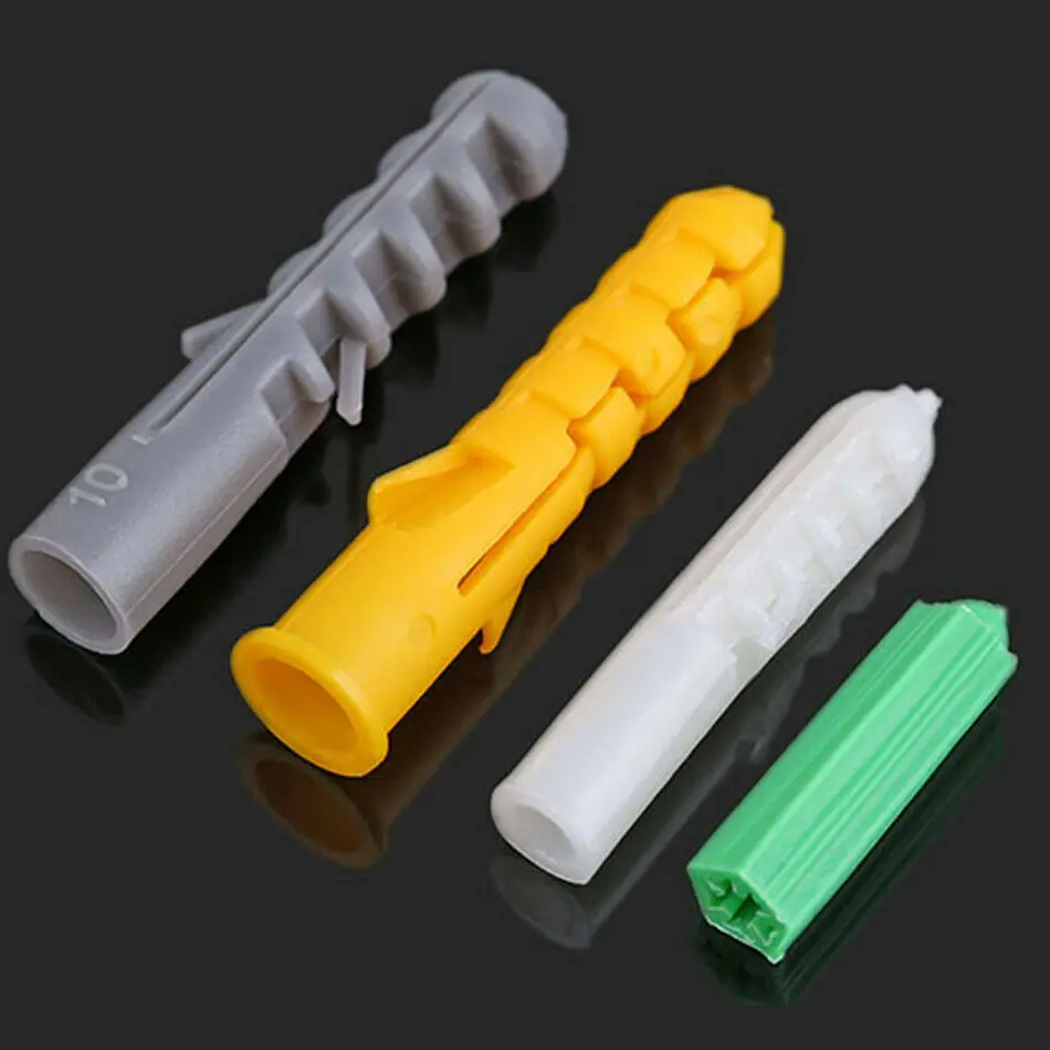 50pcs-Plastic-Expansion-Pipe-Wall-Plugs-Plastic-Pipe-Nylon-Column ...