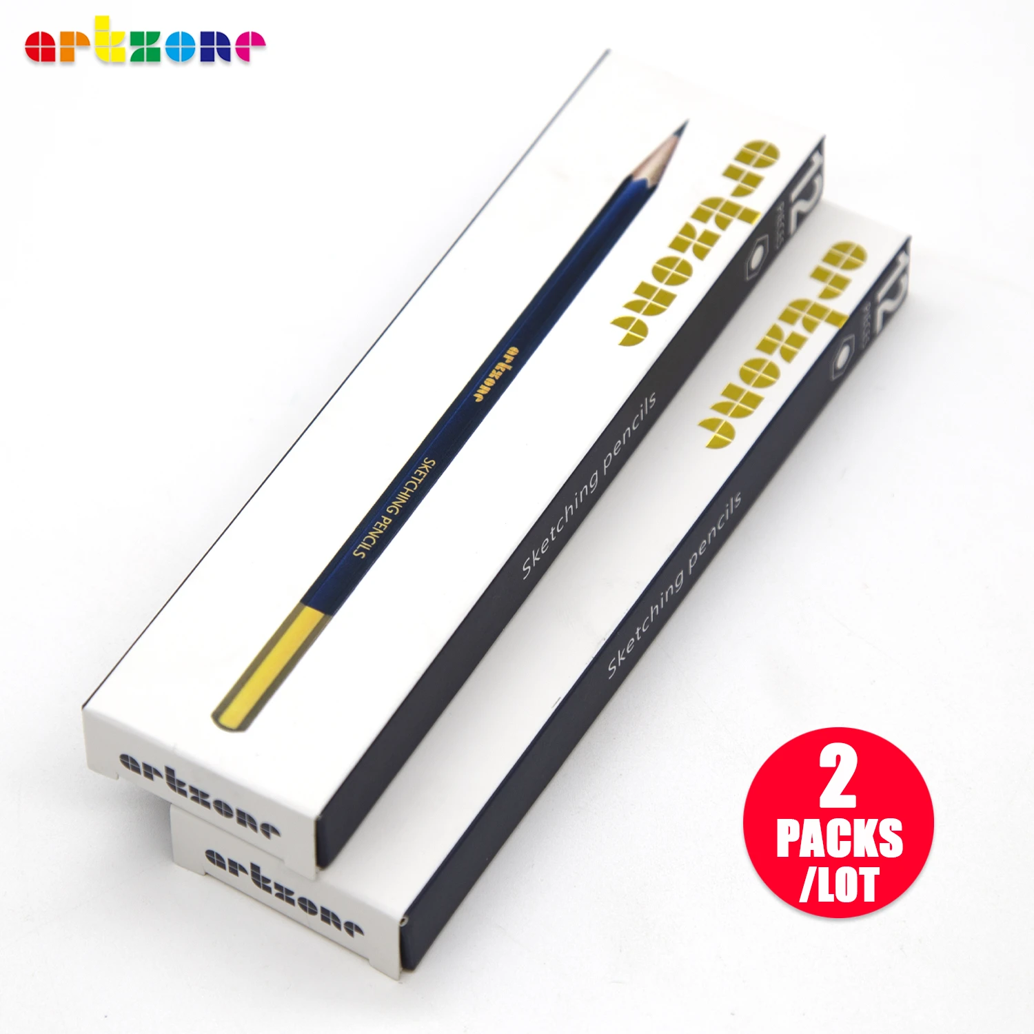 2 Packs of 12Pcs Professional Drawing Pencils 6H 12B Sketch Graphite ...