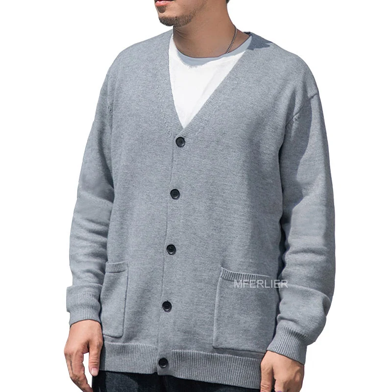 Gilet-cardigan,Pull grande taille pour homme, manteau, automne et hiver, 8XL, 148cm, 7XL, 6XL ...