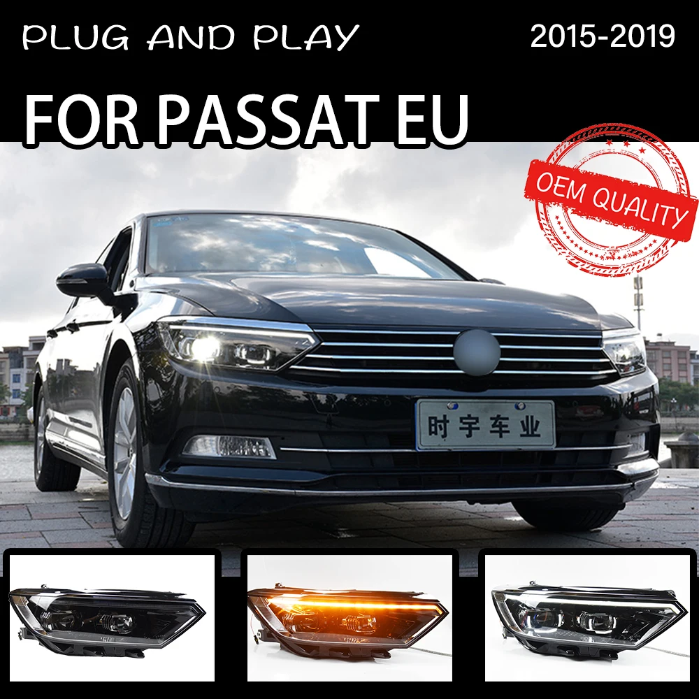 Head-Lamp-For-VW-Passat-B8-Europe-2015-2019-passat-B8-5-LED-Headlights ...