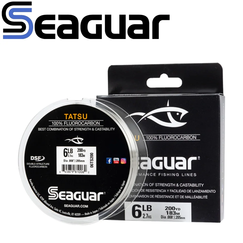 SEAGUAR-TATSU-N-vel-Competitivo-Linha-de-Pesca-100-DSF-Fluorocarbono-Original-4-LB-25-LB.jpg
