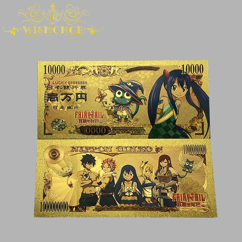 10-Types-New-Japan-Anime-Fairy-Tail-Banknote-Cartoon-Plastic-Card-for ...