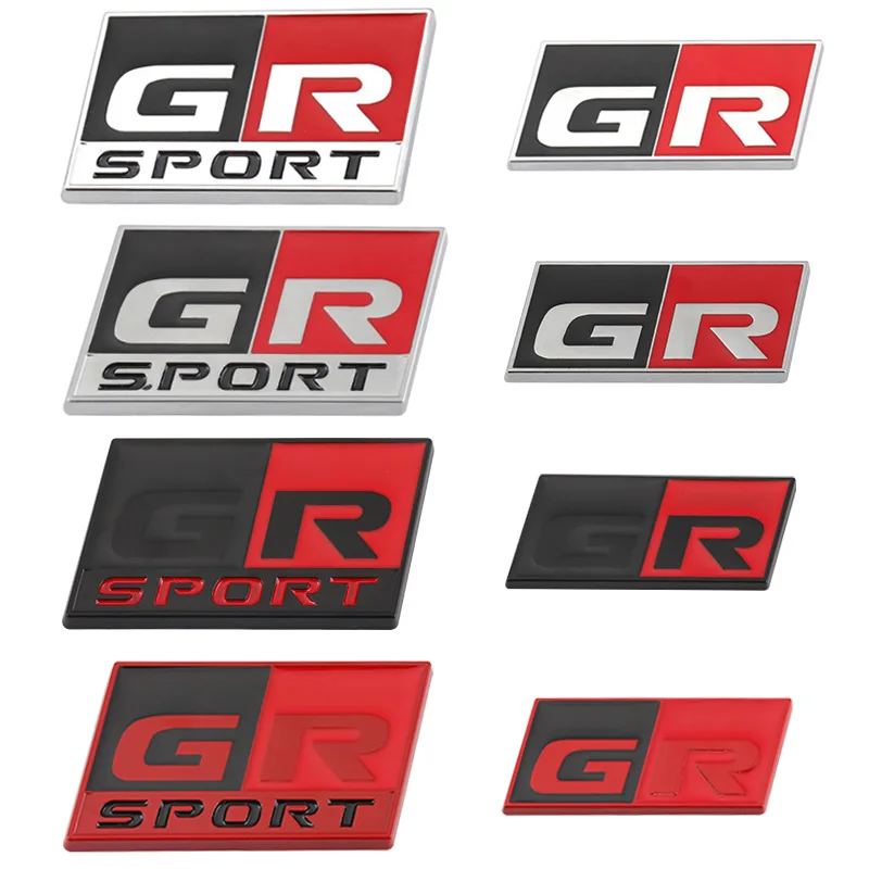 Car Sticker GR Sport Logo Emblem Badge Decals for Toyota HV YARiS RZ RC ...