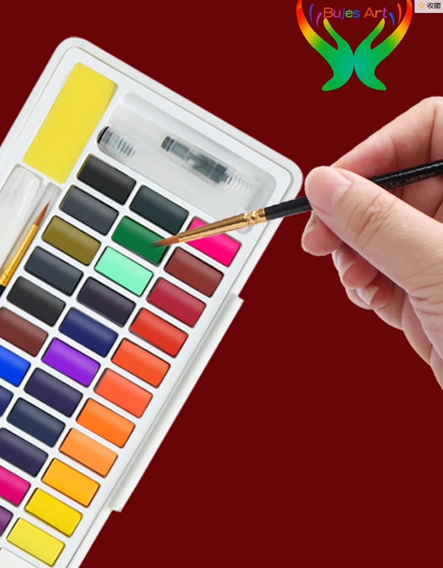 Giorgione-pigmento de acuarela portátil sólido para principiantes ...