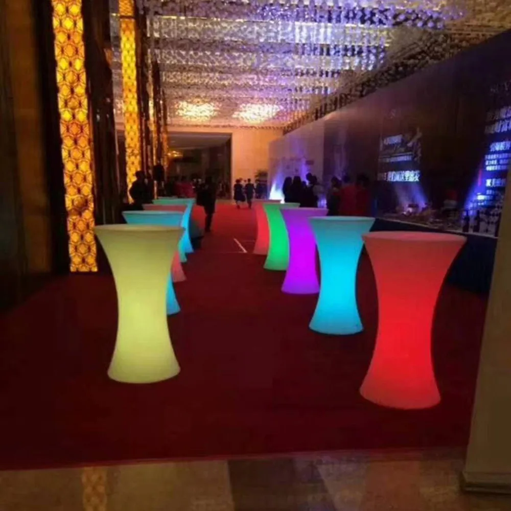 16 Colors Changing Lighting Led Cocktail Table Illuminous Glowing ...