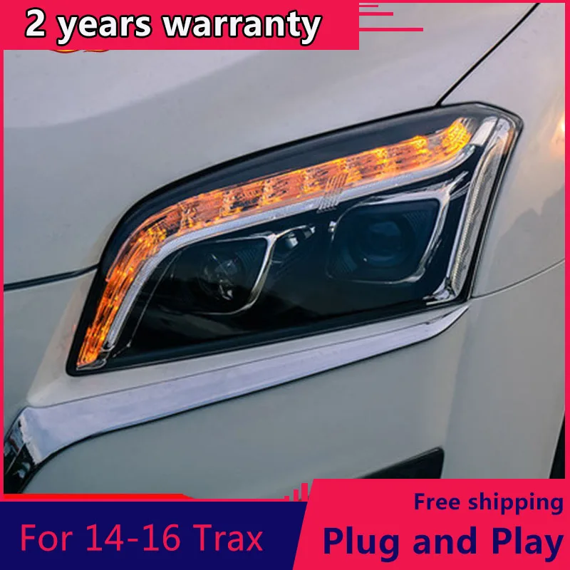 KOWELL-Car-Styling-LED-Head-Lamp-for-Chevrolet-Trax-headlights-2013 ...