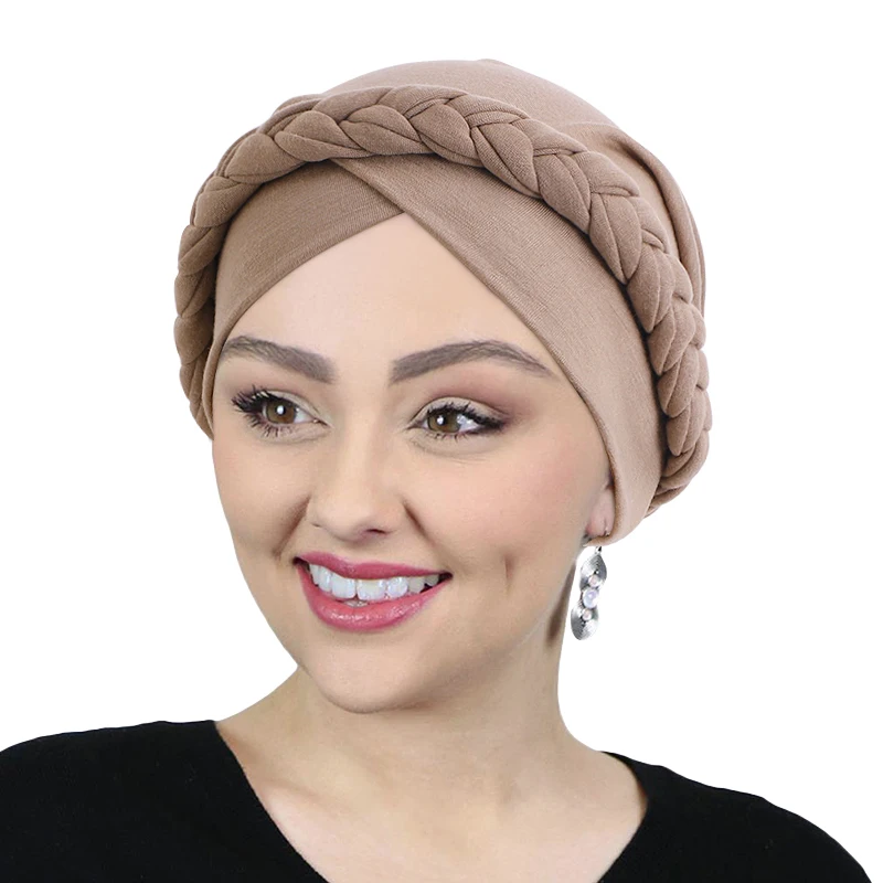 Bohemian-Style-Handmade-Braided-Turban-with-Elastic-Women-Headdress ...