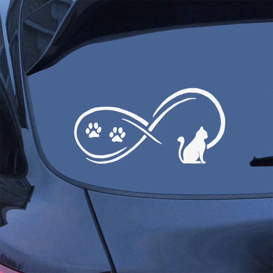 10 Styles Cartoon Character Cat Car Stickers Wrap Vinyl For car Door ...