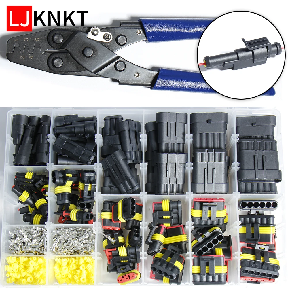 Harness-Male-Female-seal-Waterproof-Wire-Connector-Automotive-Plug-Car ...