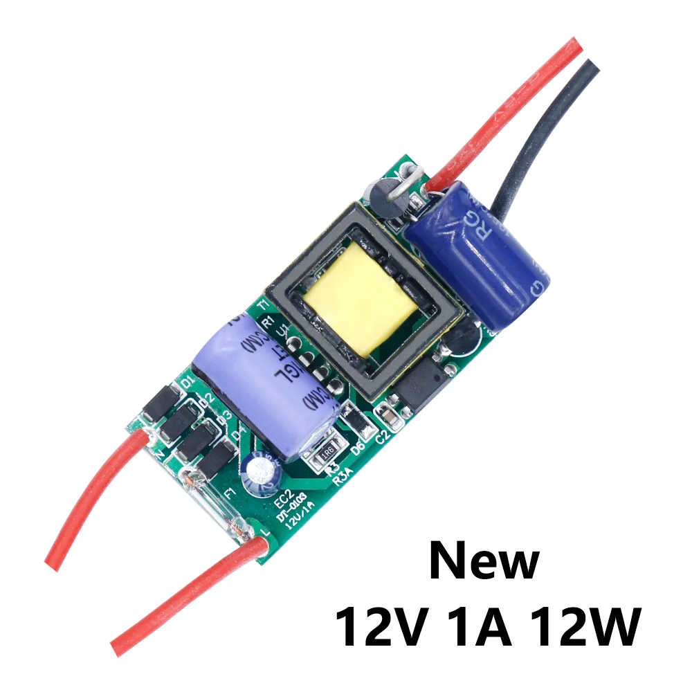 New LED Driver Transformer 220v to12 volt power supply unit 1A 2A 12W ...