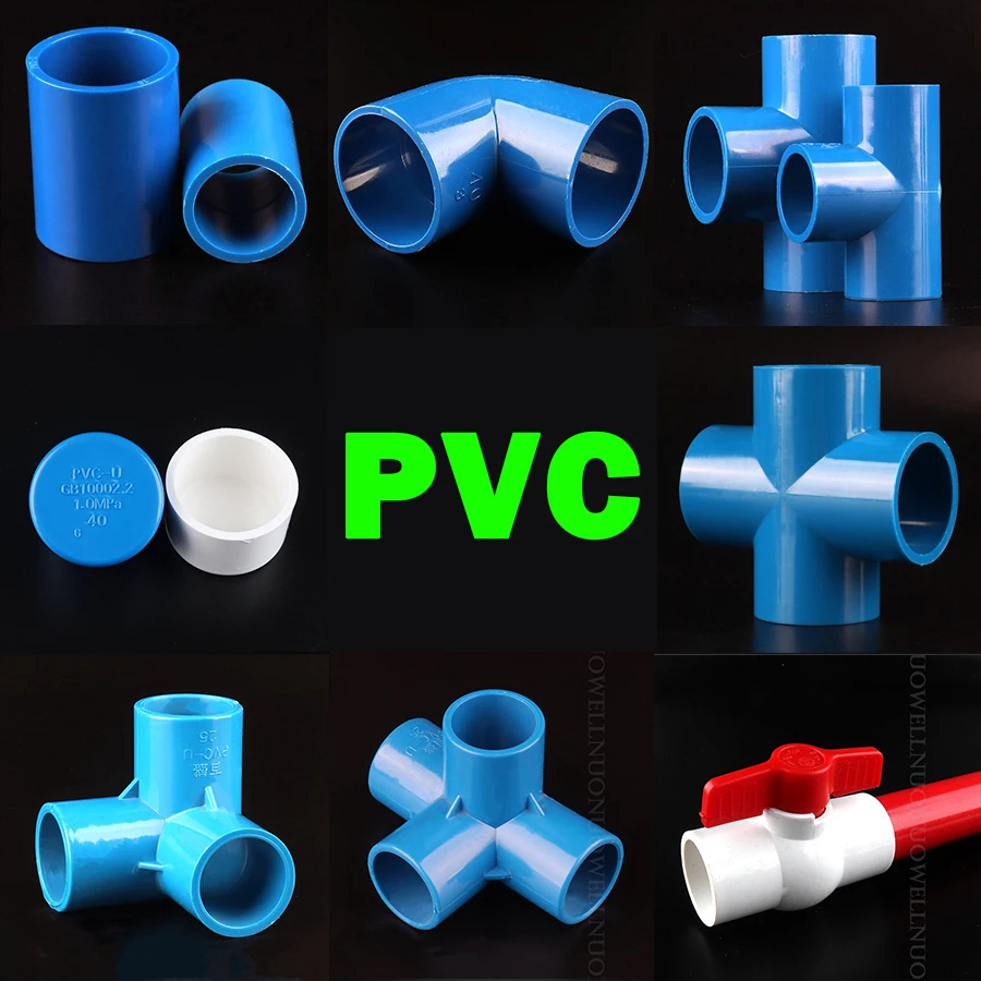 PVC 물 공급 파이프 피팅, PVC 스트레이트/엘보/티 커넥터, 3/4/5/6 웨이 파이프, PVC 파이프 커넥터 피팅, 5 개|정원 워터 커넥터| - AliExpress